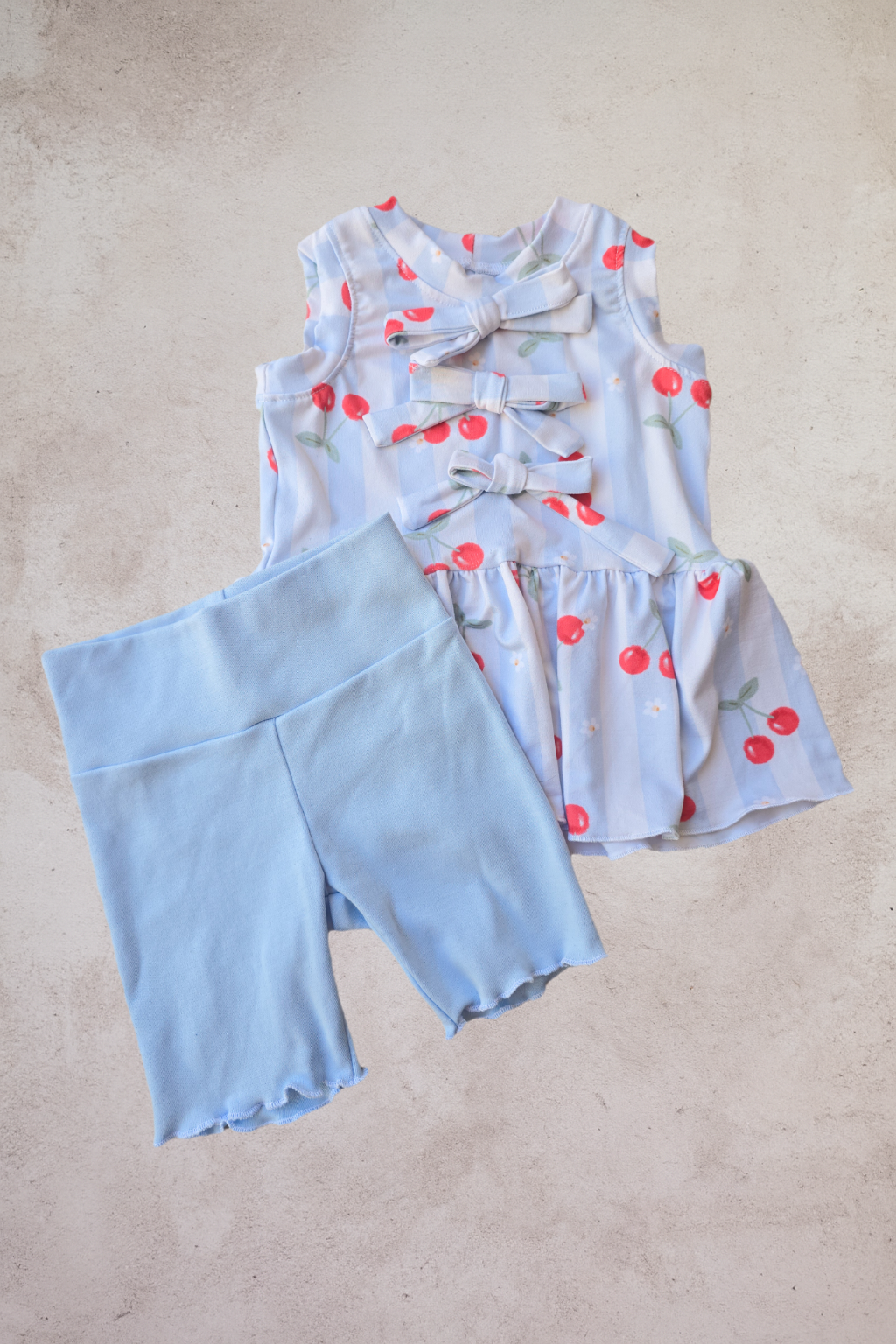 Girls matching Cherry Set – The Tiny Tots Shop